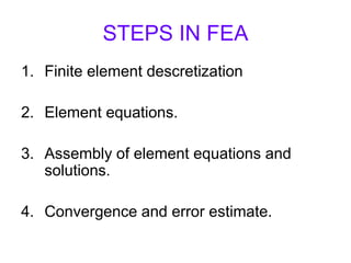 Fundamentals of Finite Element Analysis. | PPT