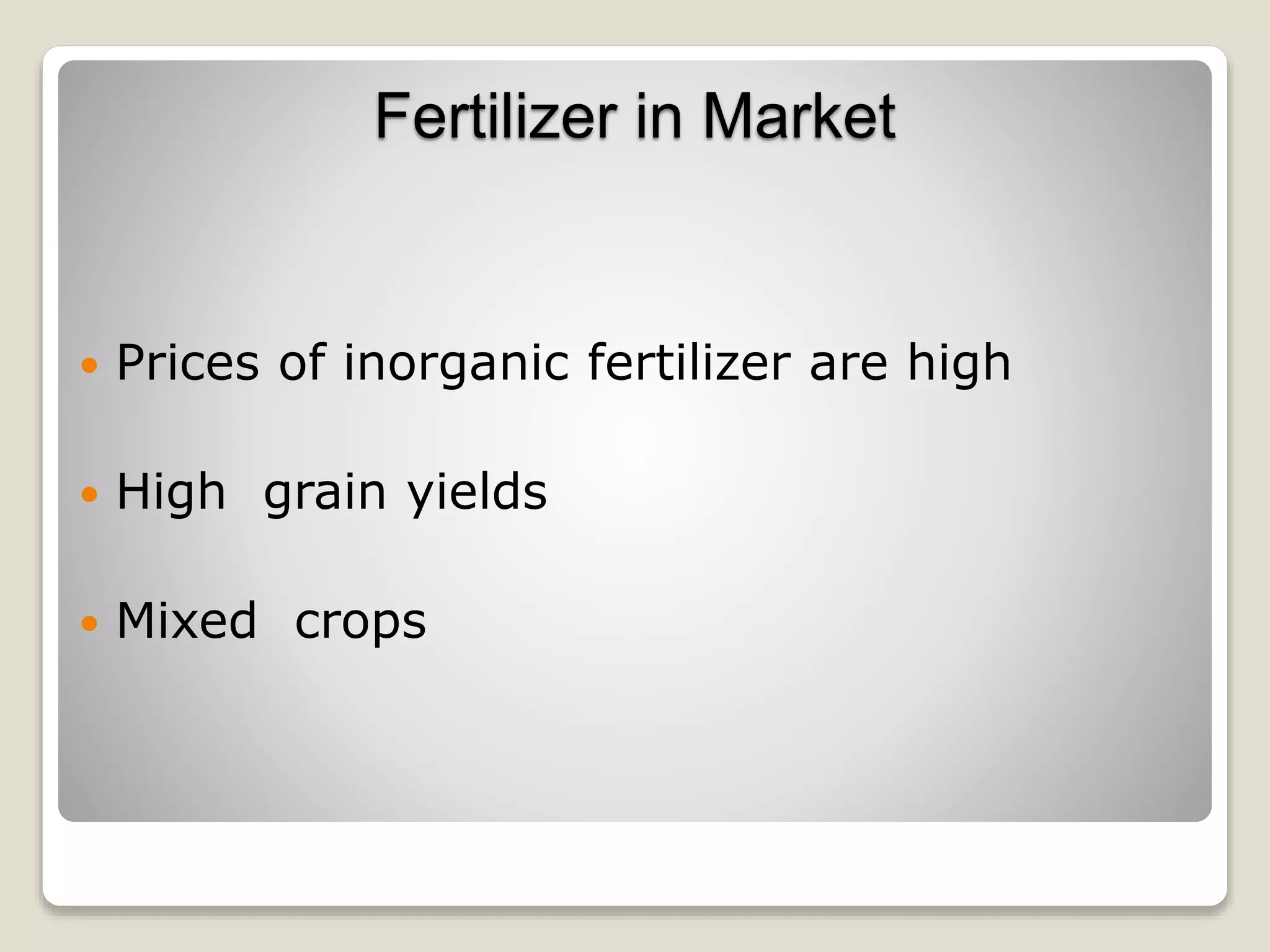 Basics of fertilizer and its impact on the | PPTX