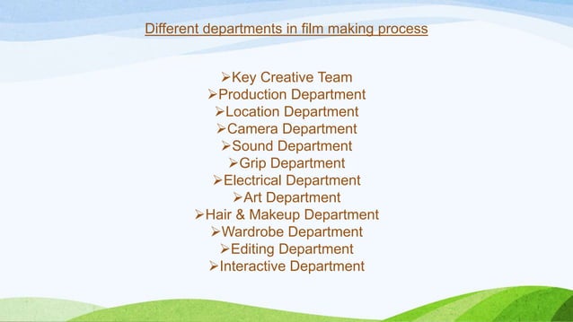 Basics of film theory and practice | PPT