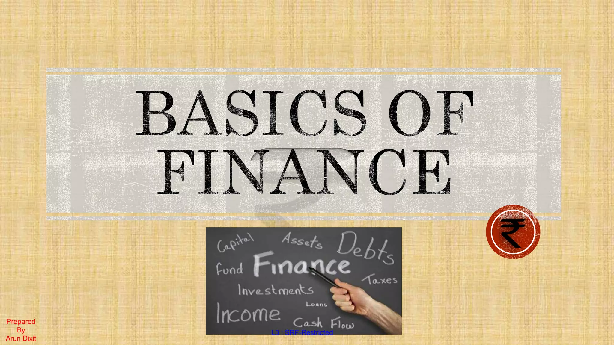 Basics of finance | PPTX