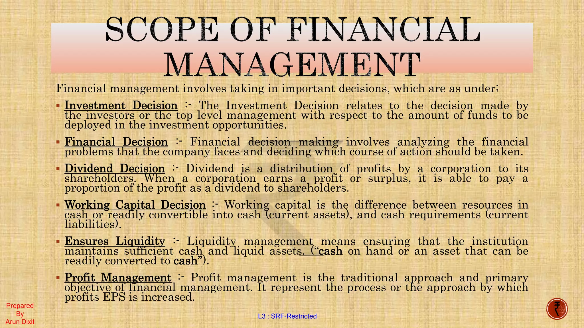 Basics of finance | PPTX