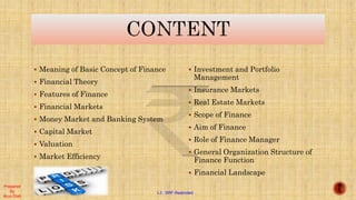 Basics of finance | PPTX
