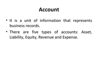 Basics of financial accounting | PPT