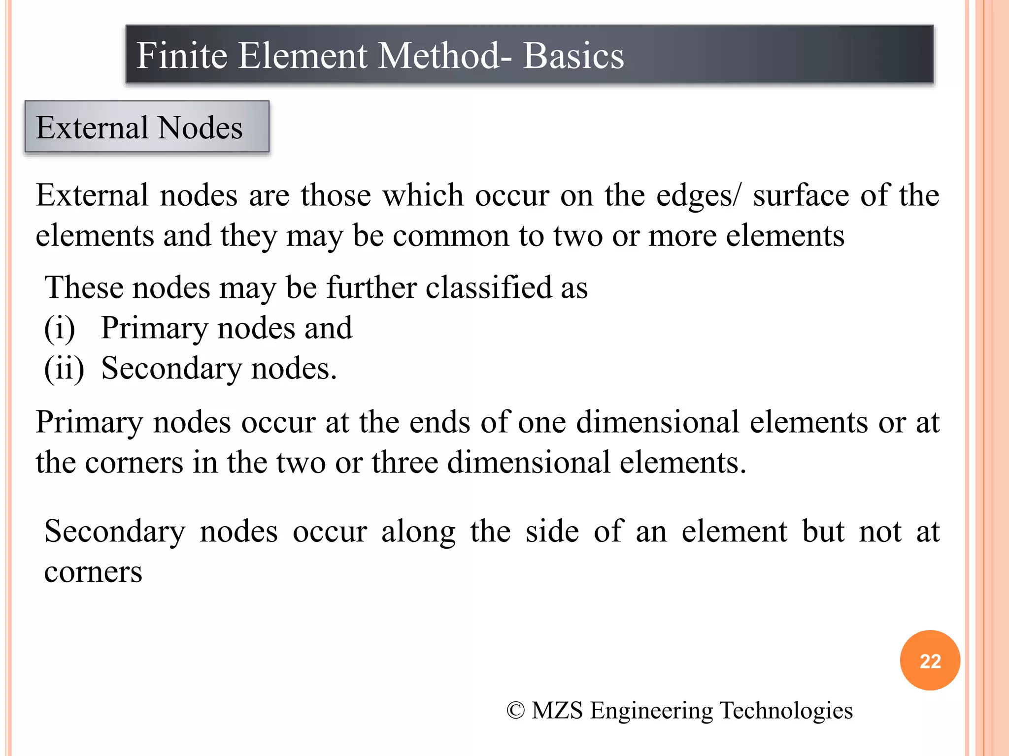 Basics of finite element method 19.04.2018