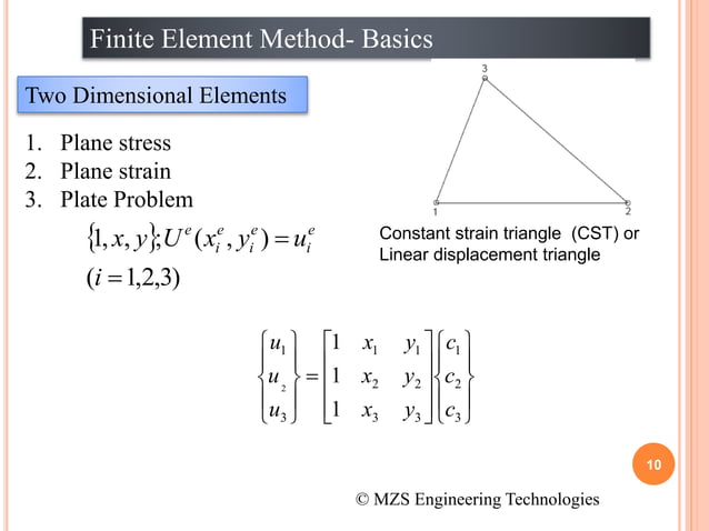 Basics of finite element method 19.04.2018 | Physics | Science