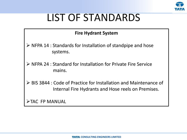 BASICS OF FIRE PROTECTION SYSTEM, HYDRANT SYSTEM.ppt | Chemistry | Science