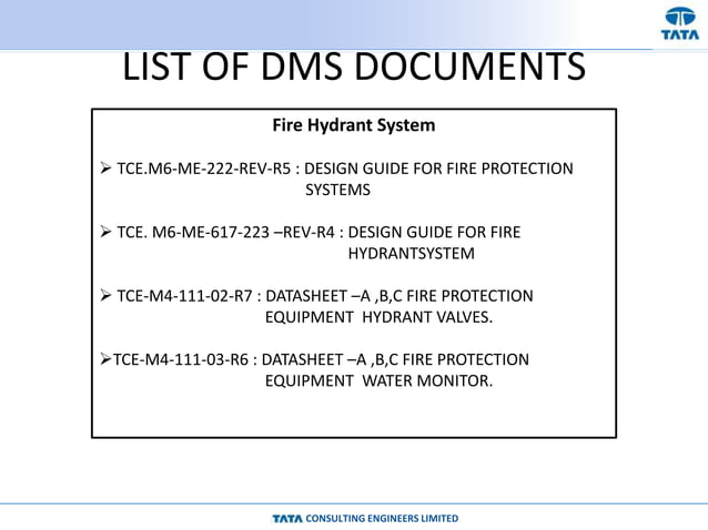 BASICS OF FIRE PROTECTION SYSTEM, HYDRANT SYSTEM.ppt | Chemistry | Science