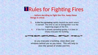 Basics of Fire Safety in buildings .pptx