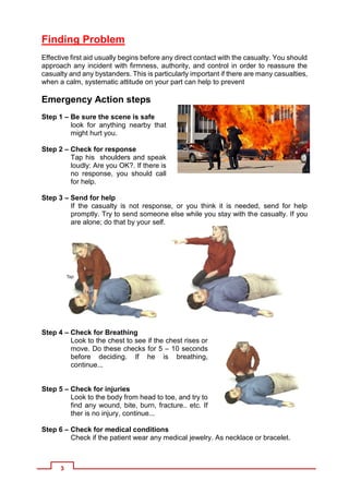 BASICS OF FIRST AID training in hostile environment awareness training | PDF