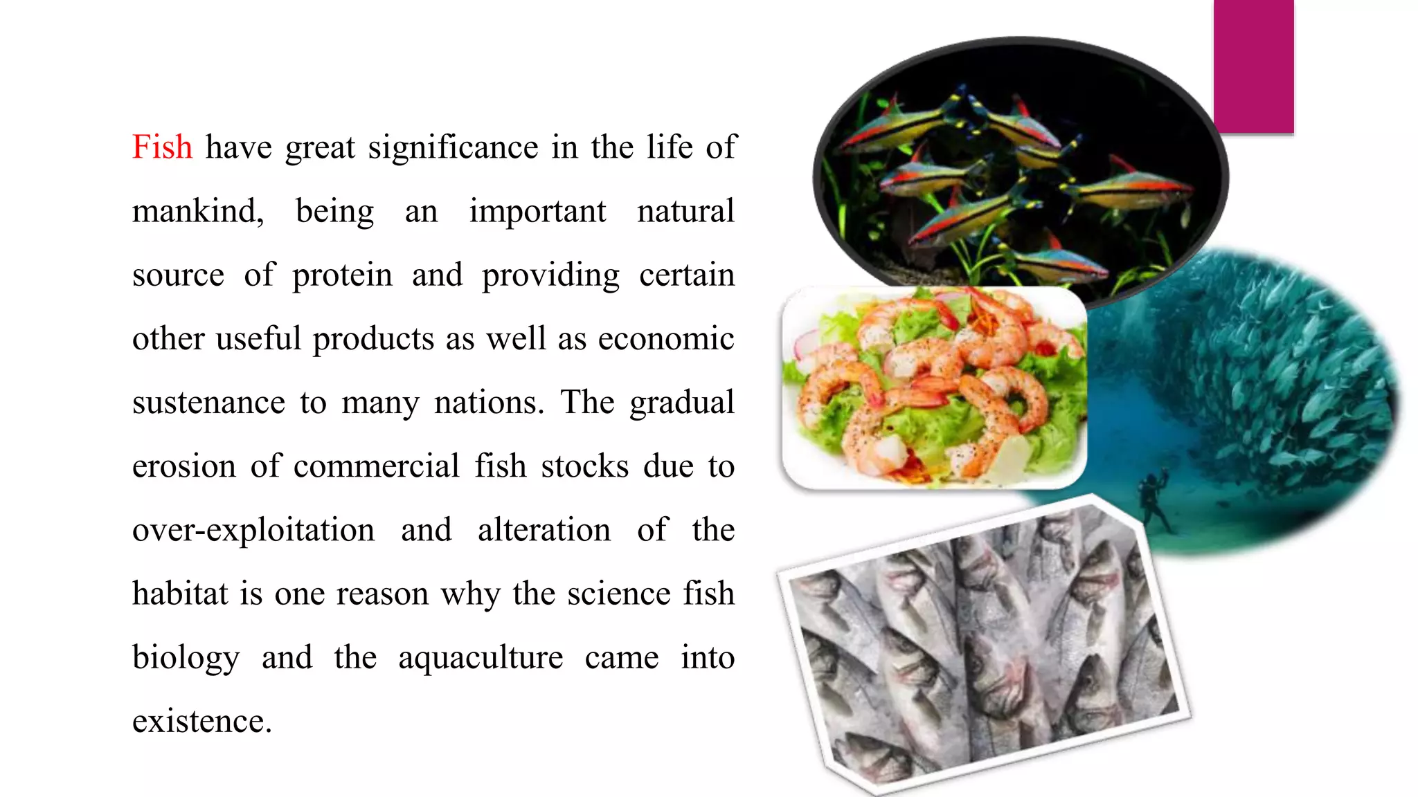Basics of fisheries and aquaculture | PPTX