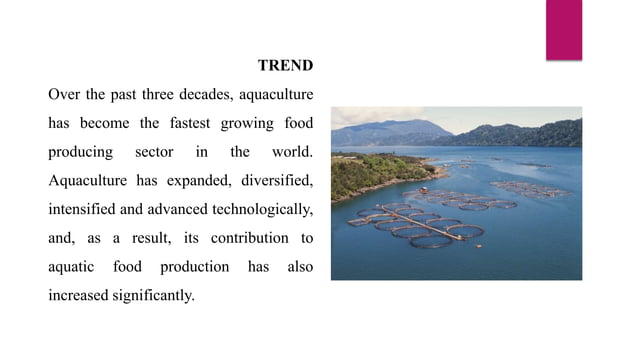 Basics of fisheries and aquaculture | PPTX | Agriculture | Industries