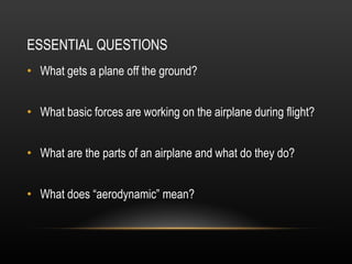 Basics of Flight and Aerodynamics (Groups B/D) | PPT