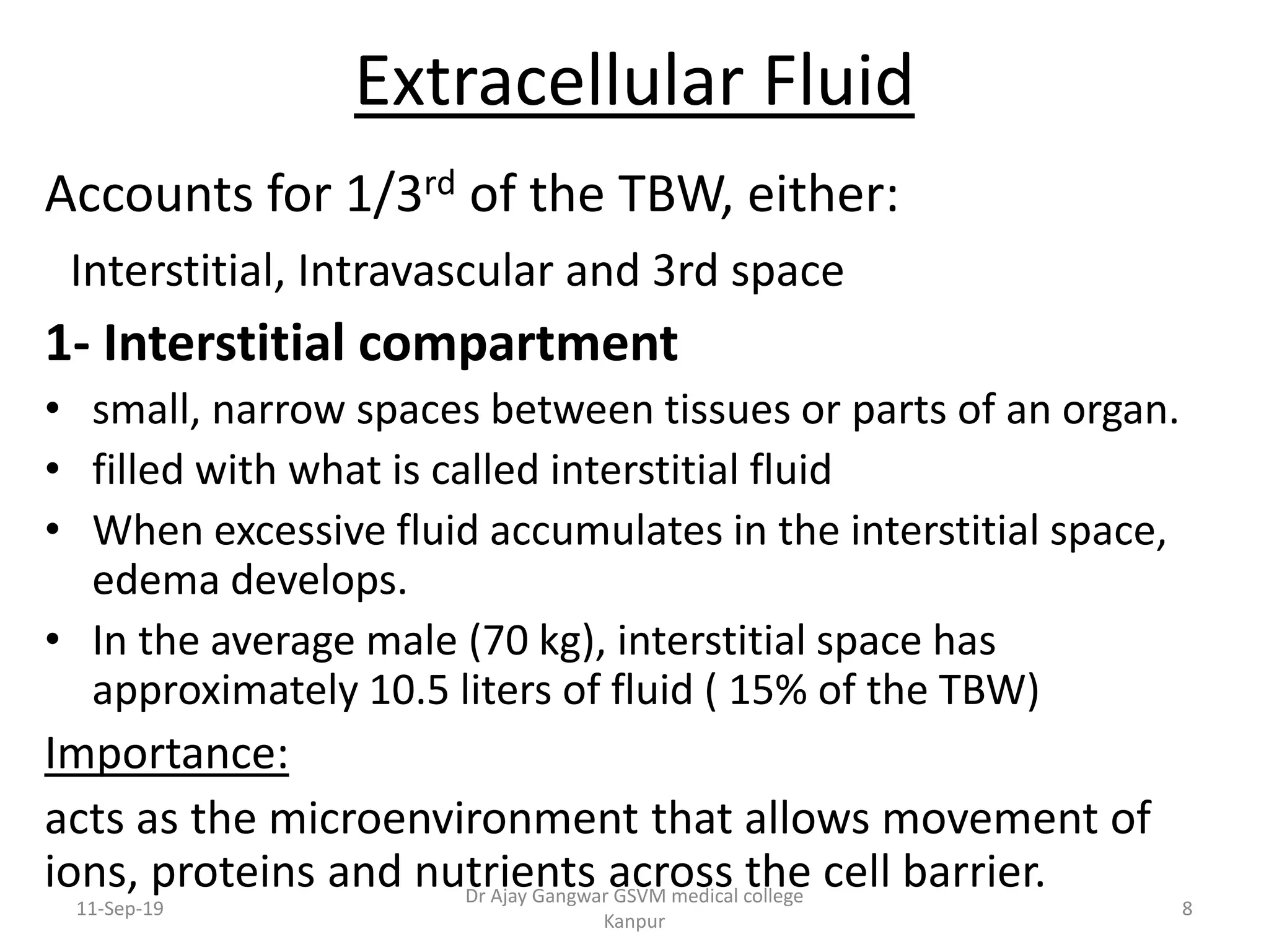 Basics of fluid therapy | PPTX