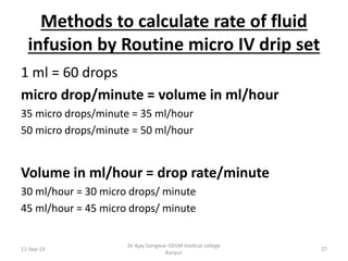 Basics of fluid therapy | PPTX