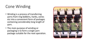 Basics of Fabric Manufacturing | PPTX