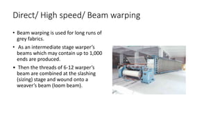 Basics of Fabric Manufacturing | PPTX