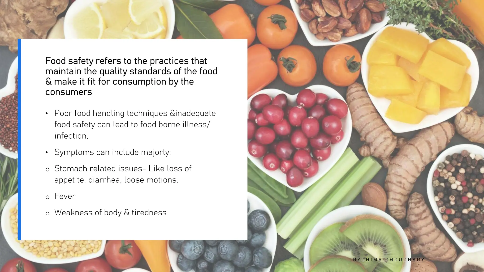 Basics of Food Safety- outlining its need & importance | PDF