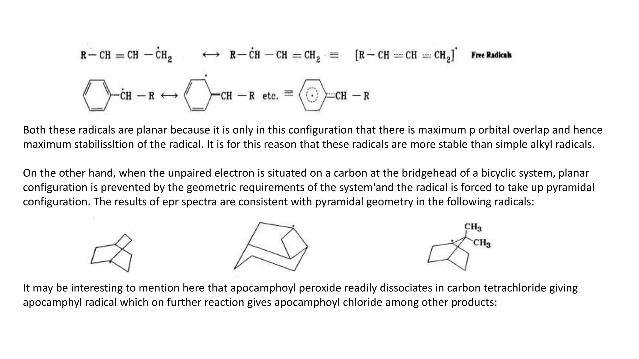 Basics of free radicals.pptx............ | PPTX