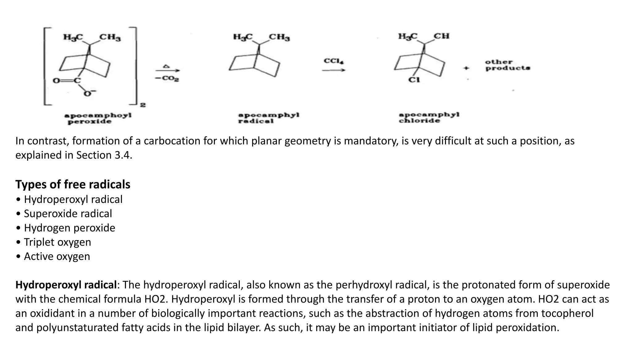 Basics of free radicals.pptx............ | PPTX