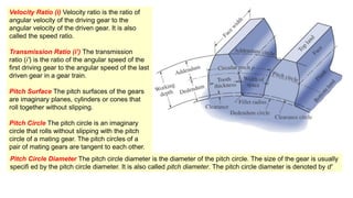 Basics of gear design_machine design pdf | PDF