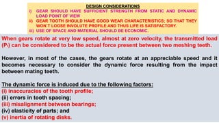 Basics of gear design_machine design pdf | PDF