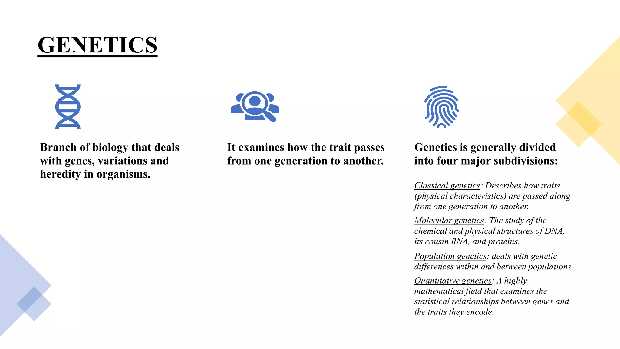 Basics of genetics | PDF | Genetics | Science