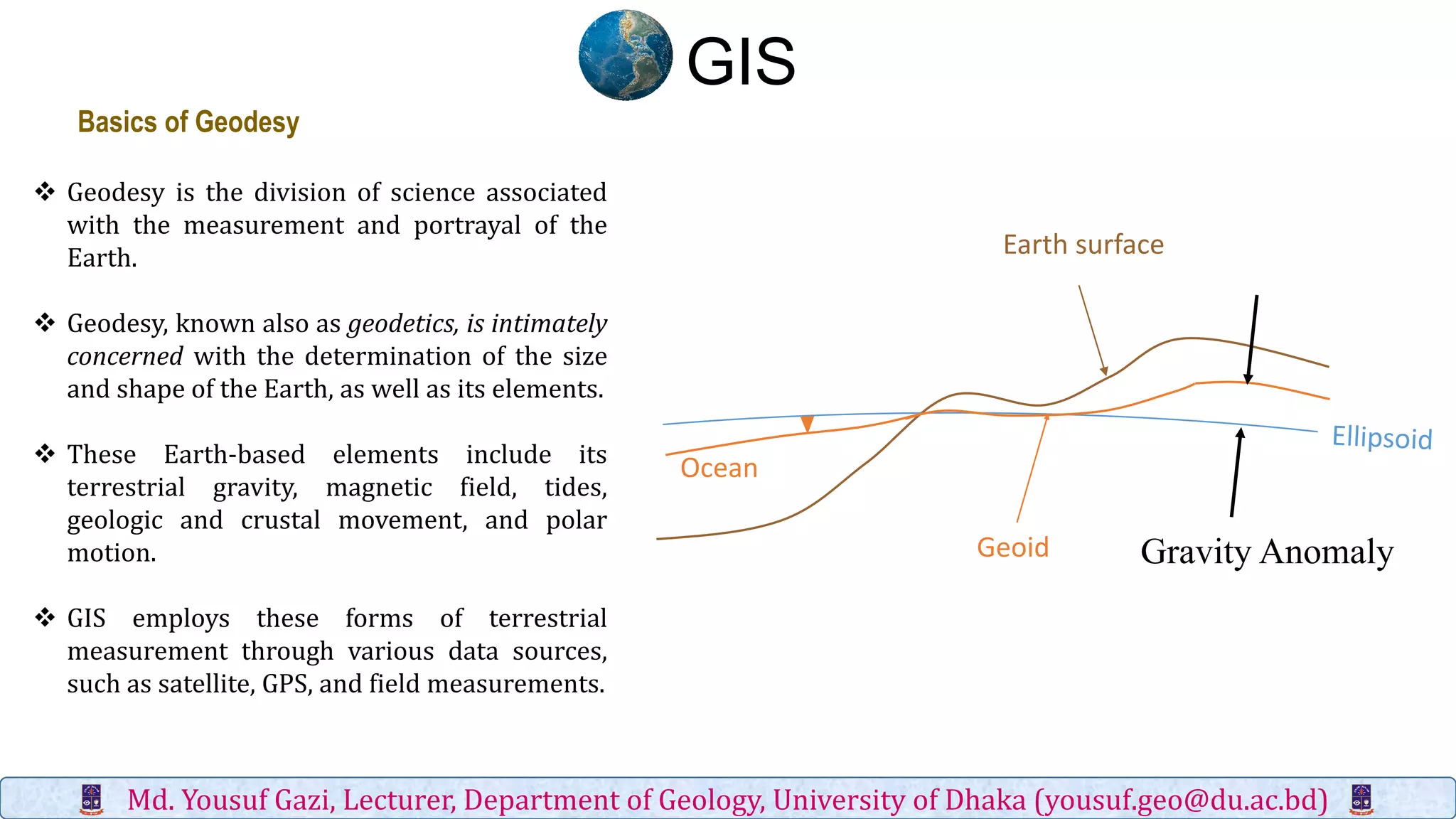 Basics of geodesy | PDF