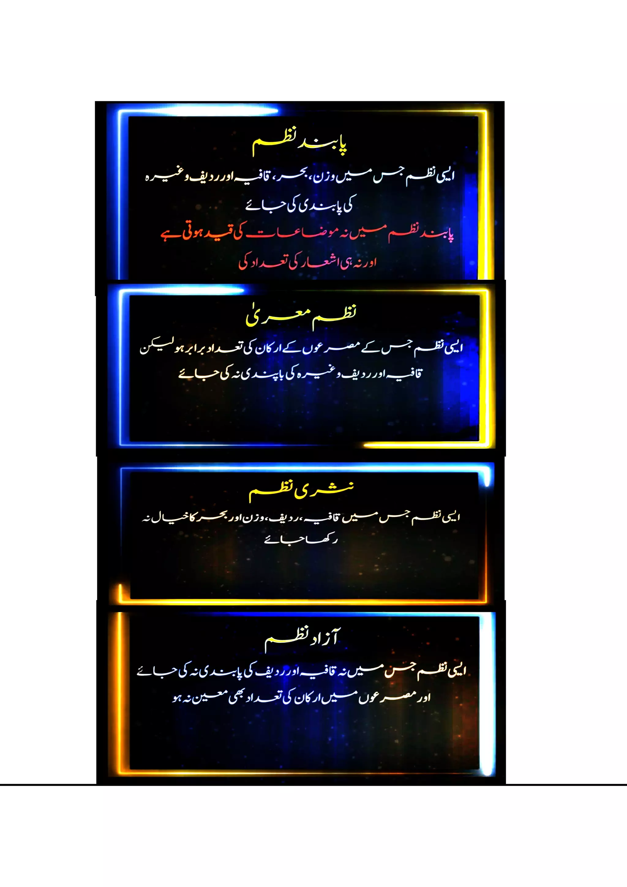 Basics of ghazl nazm | PDF