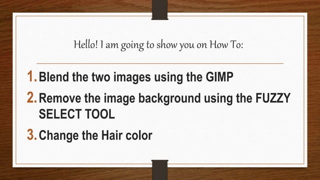Basics of gimp | PPTX