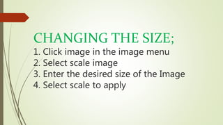 Basics of gimp | PPT