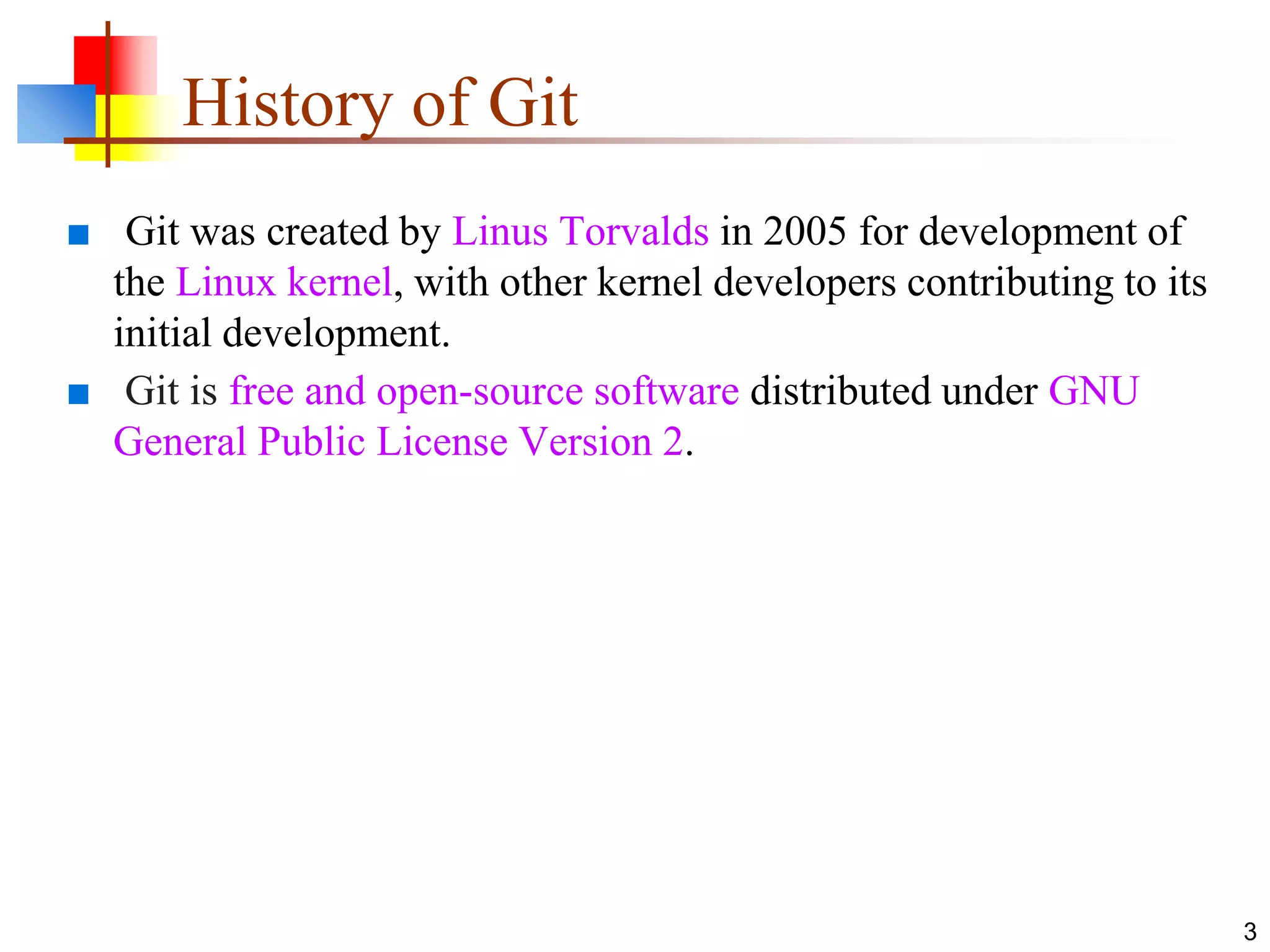 Basics of git | PPTX