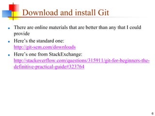 Basics of git | PPT