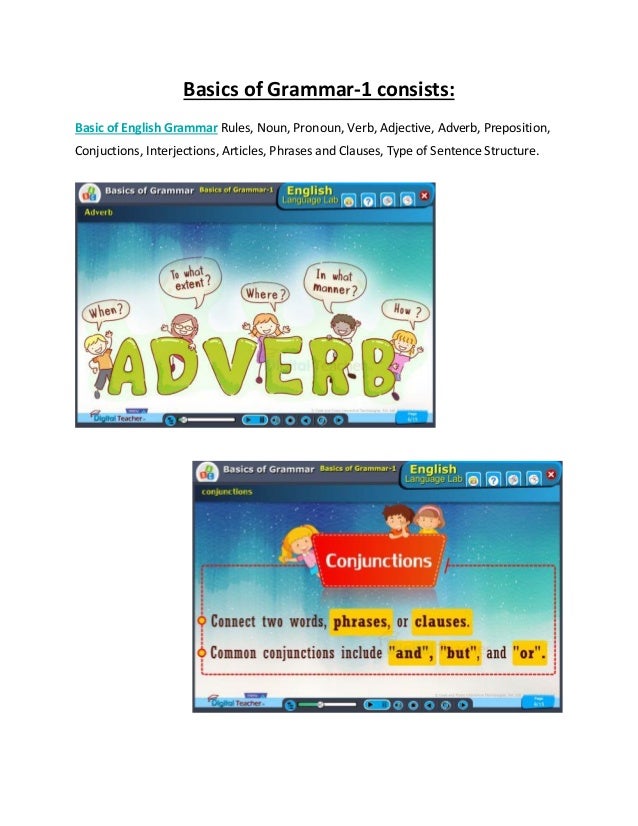 Basics Of Grammar English Language Lab Software Screens.pdf