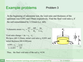 Basics of groundwater hydrology in geotechnical engineering oh ga01 | PPT