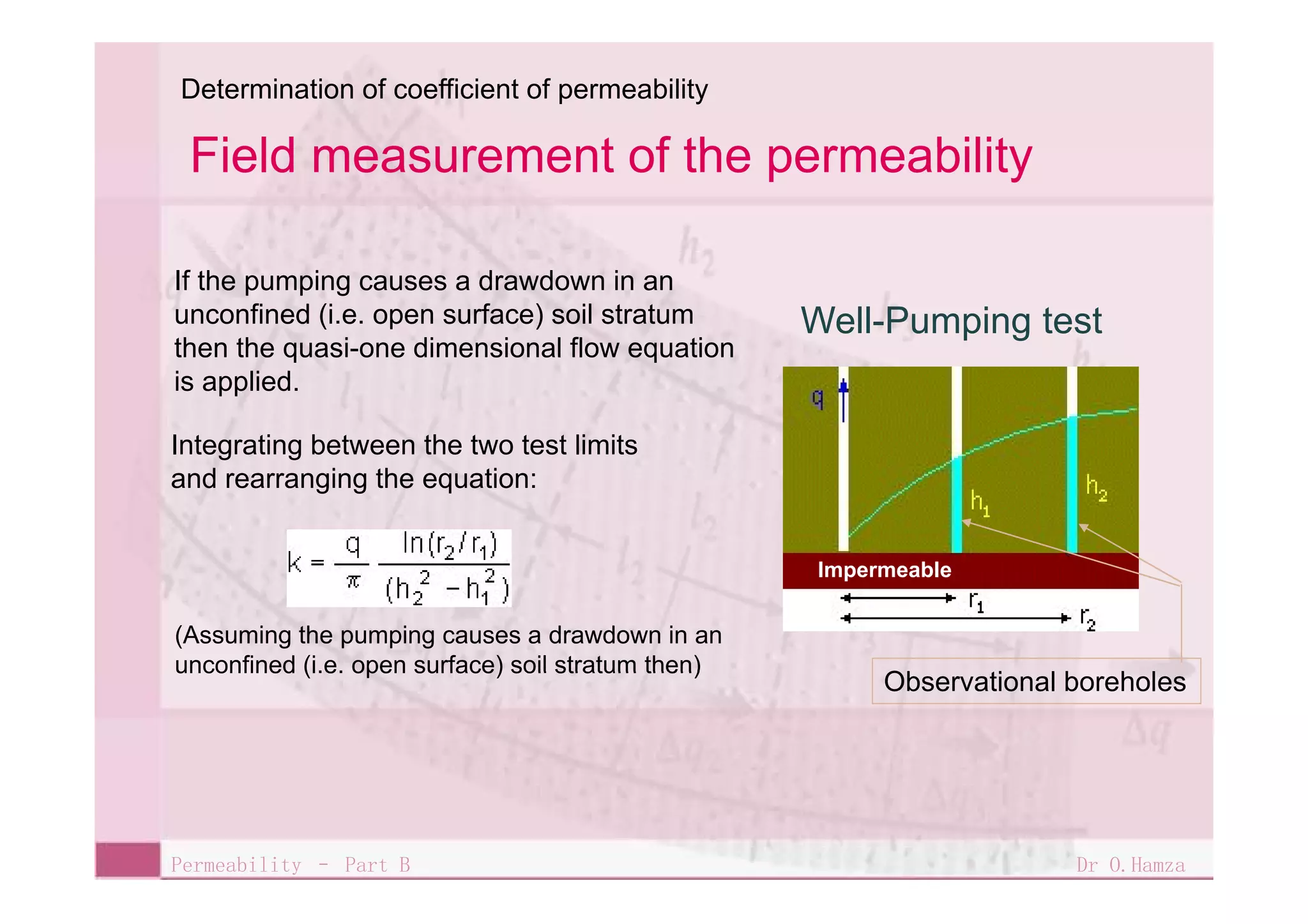 Basics of groundwater hydrology in geotechnical engineering ...