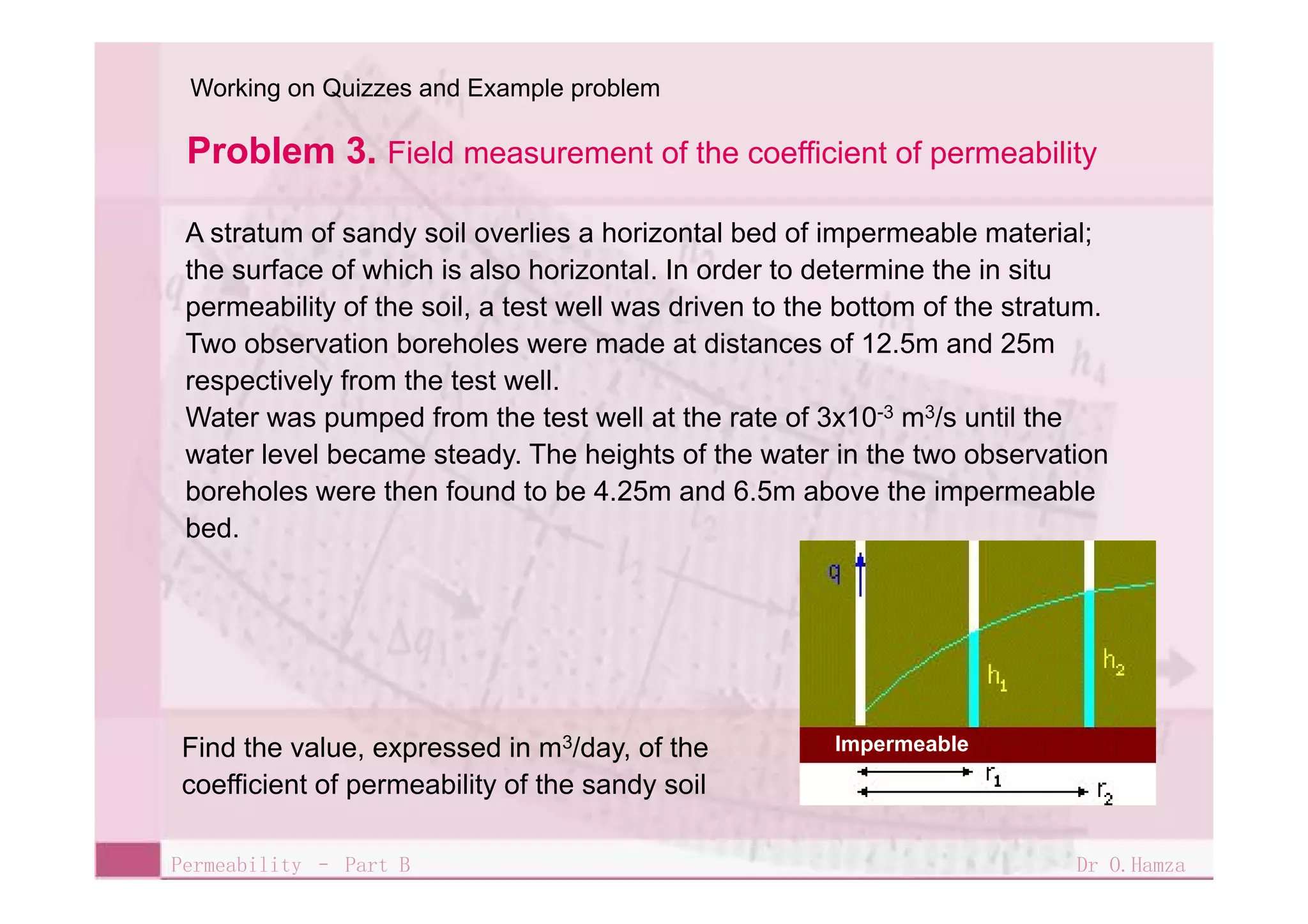 Basics of groundwater hydrology in geotechnical engineering ...