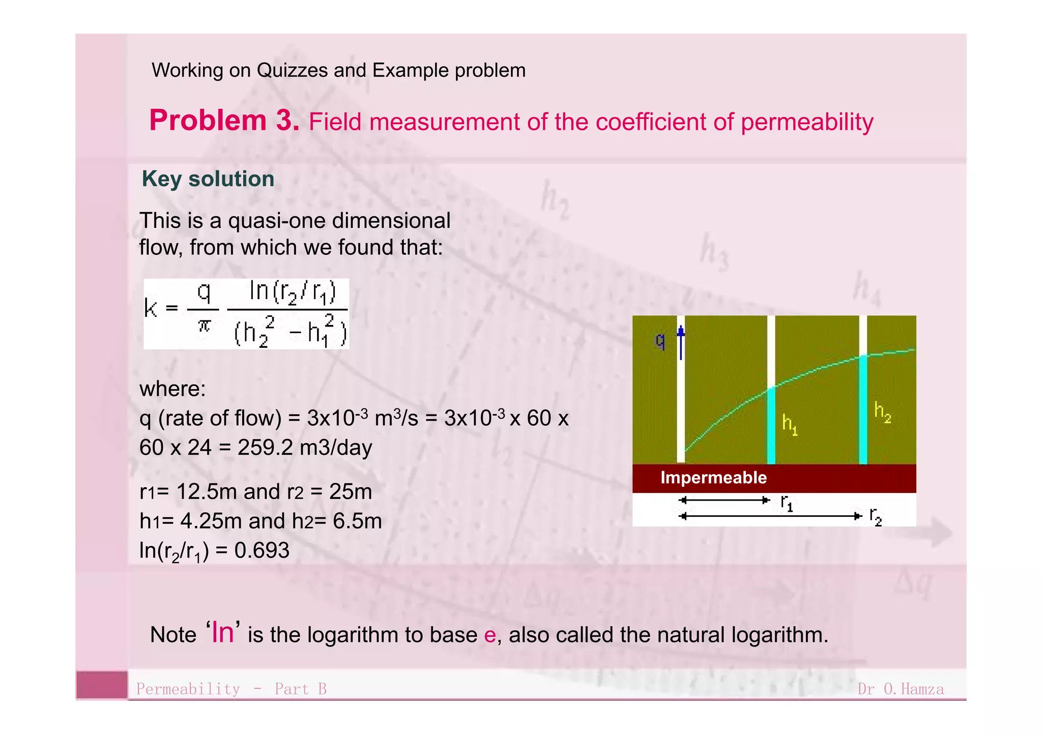 Basics of groundwater hydrology in geotechnical engineering ...