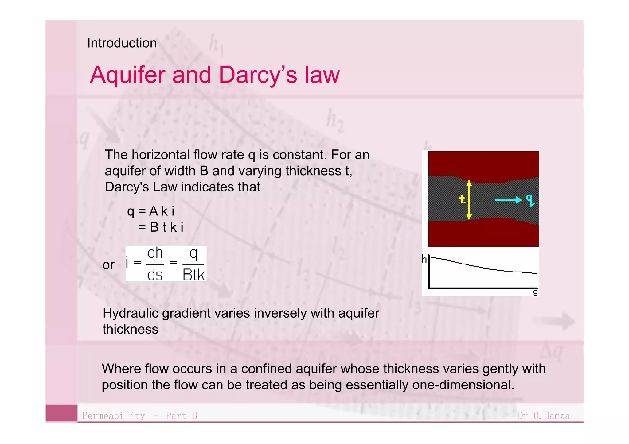Basics of groundwater hydrology in geotechnical engineering: Permeability - Part B | PDF