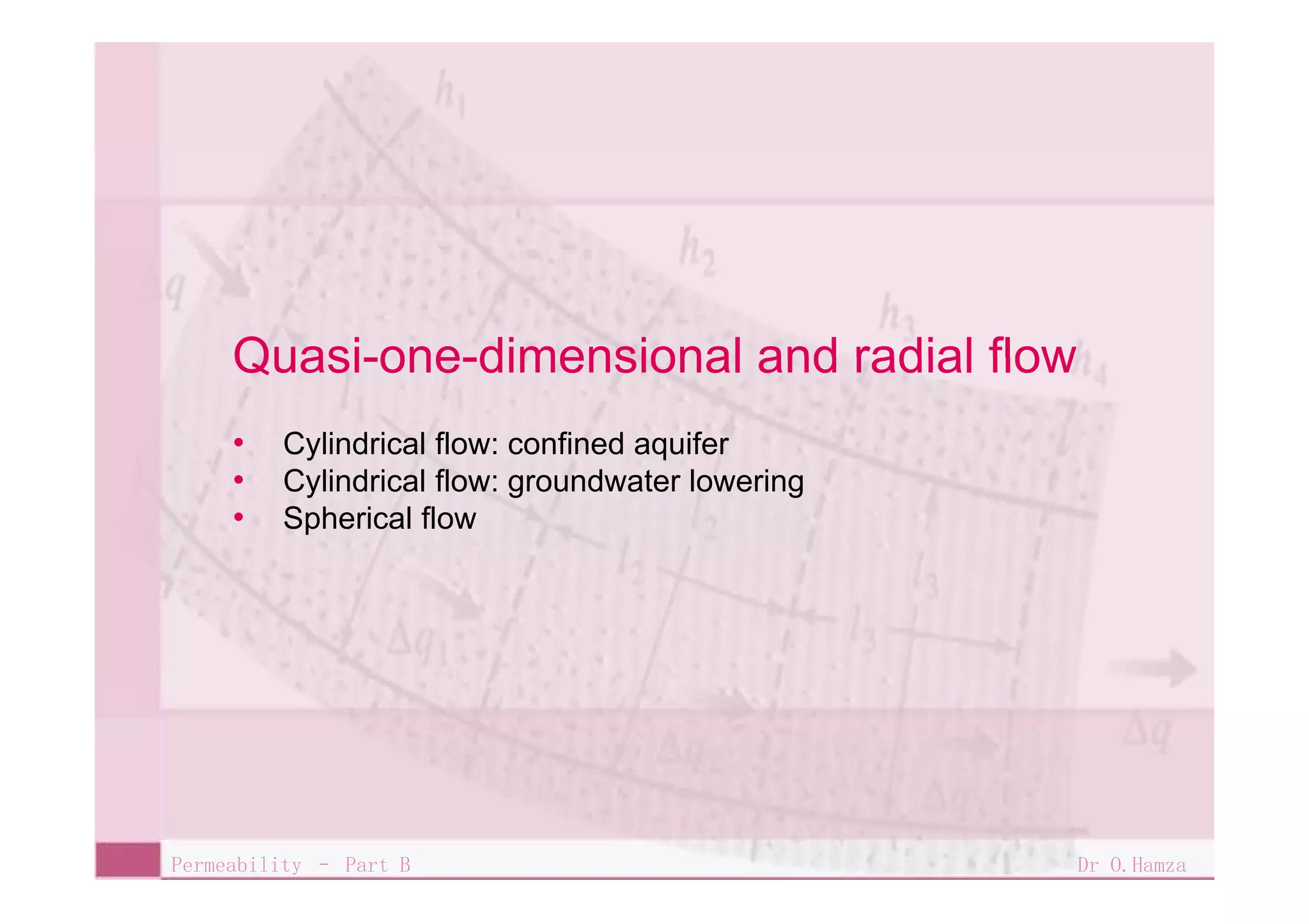 Basics of groundwater hydrology in geotechnical engineering: Permeability - Part B | PDF