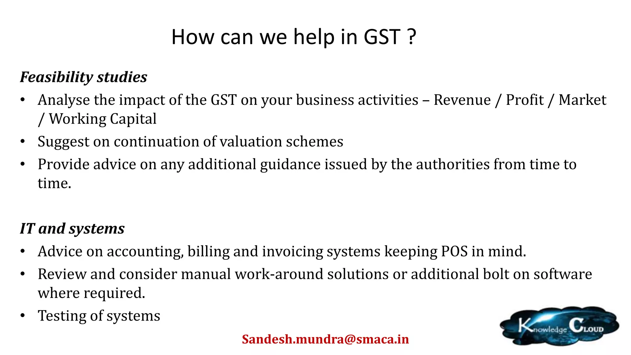 Basics of GST in India | PPT