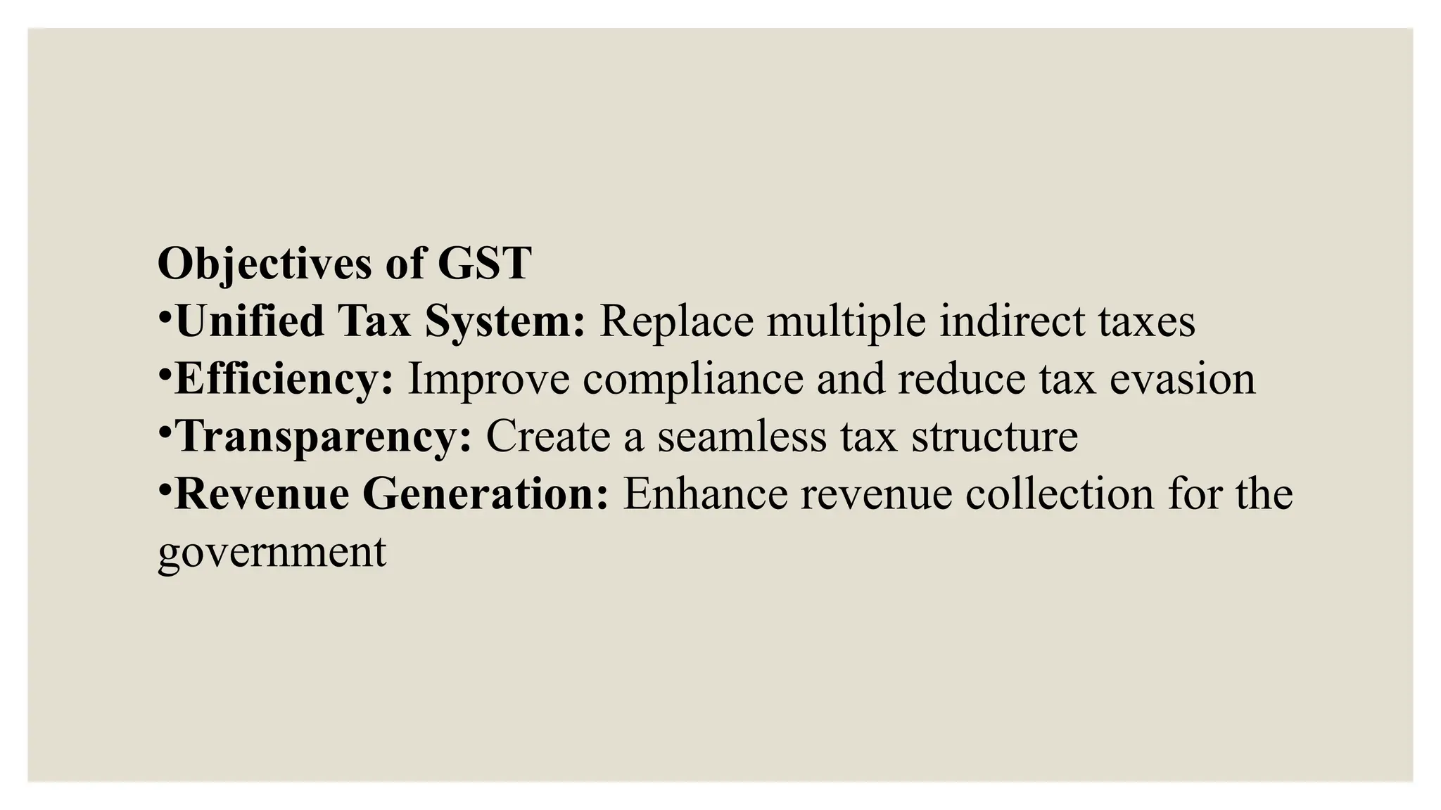 Basics of (Goods and Service Tax) or GST | PPTX