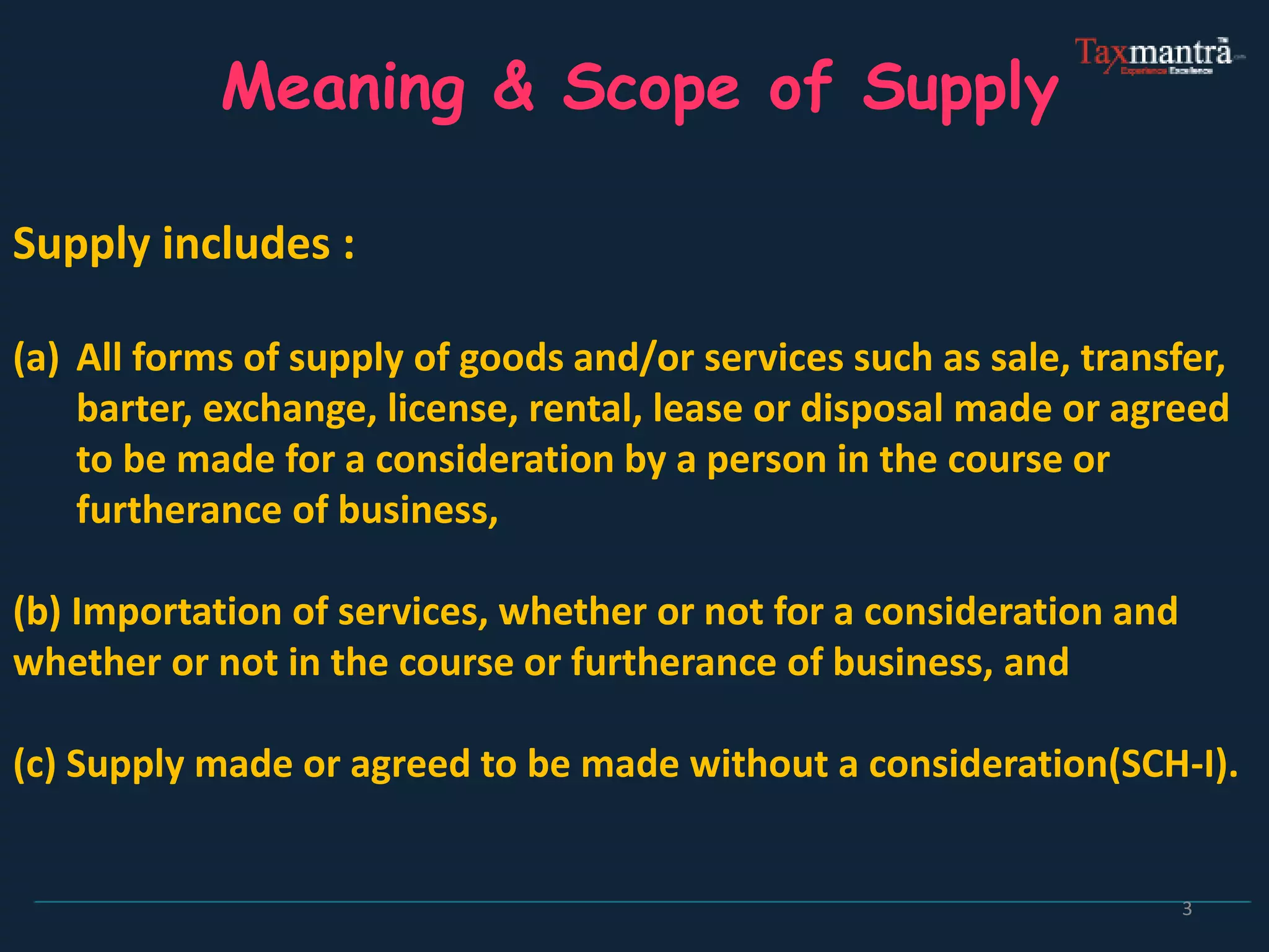 Basics of GST ( Goods & Service Tax) | PPTX