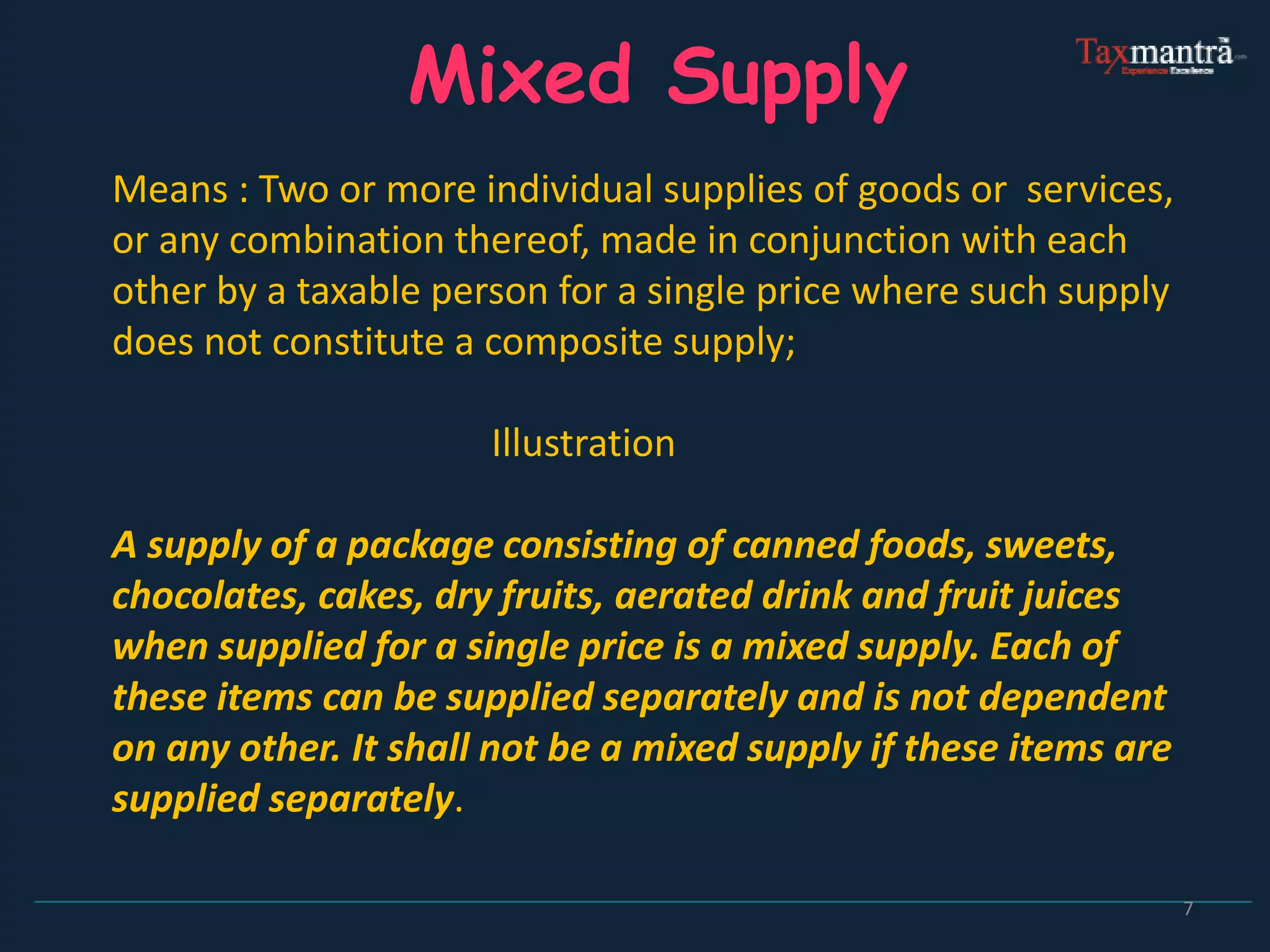 Basics of GST ( Goods & Service Tax) | PPTX