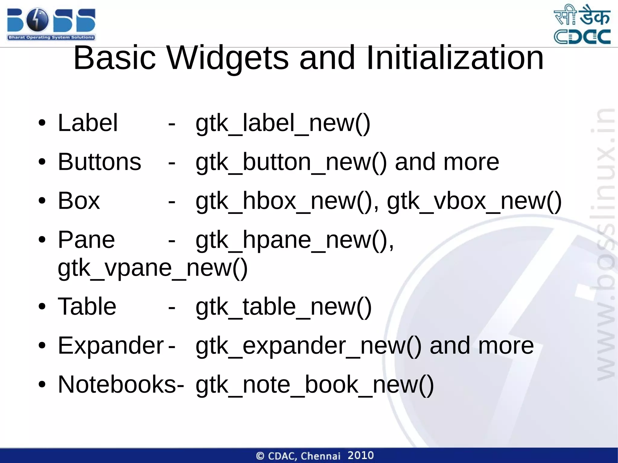 Basics of gtk_ilugc | PPT