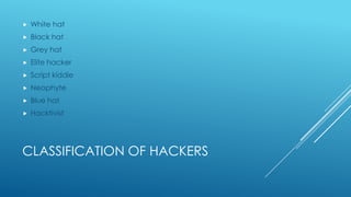 Basics of hacking | PPT
