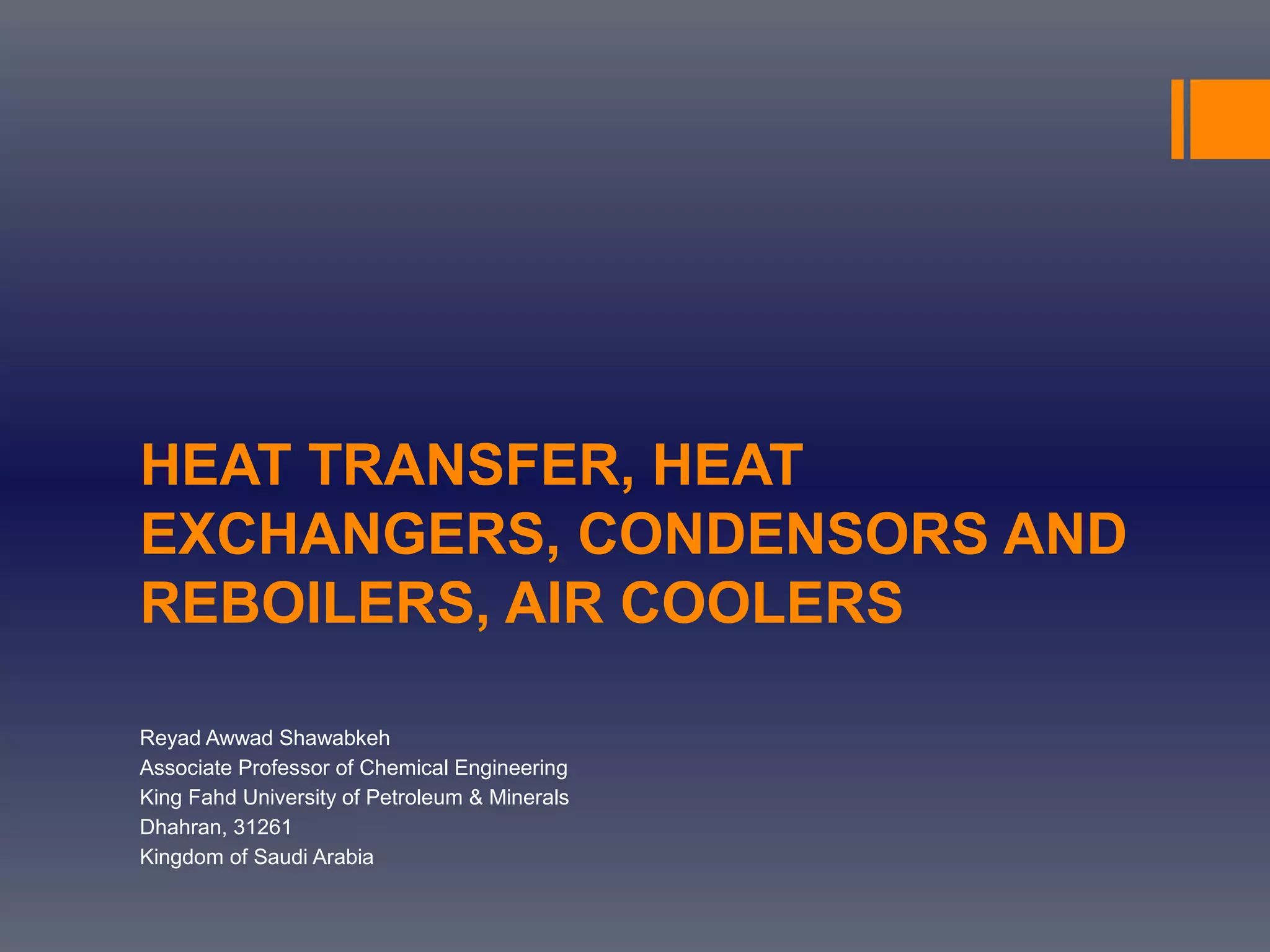 Basics of heat transfer | PPT