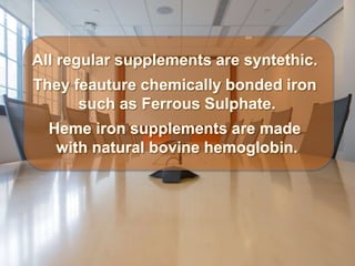 The basics of heme iron and therapy | PPT