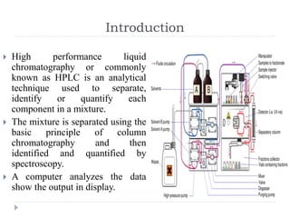Basics of hplc | PPTX