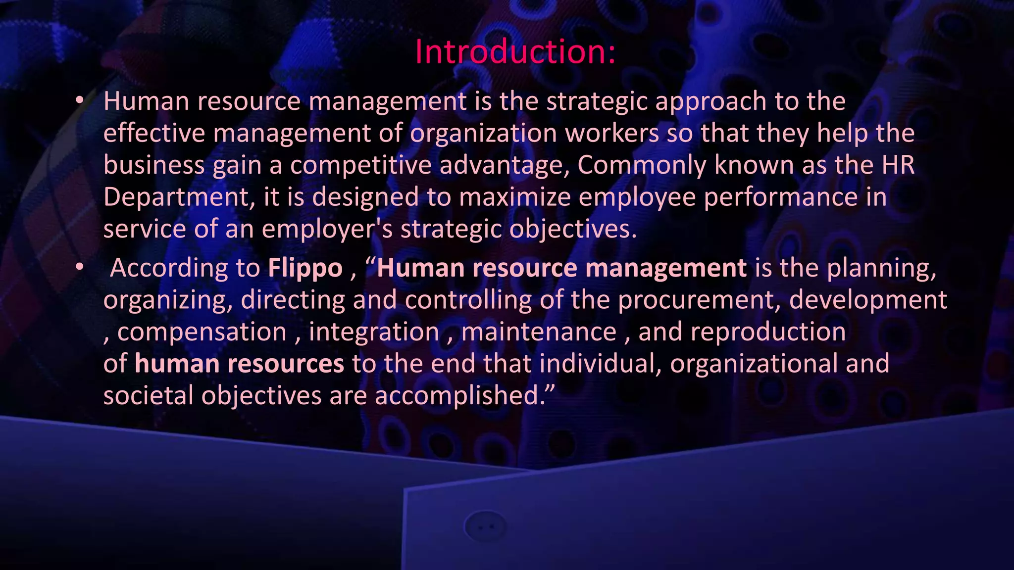 Basics of Human Resource Management | PPTX | Human Resources | Business