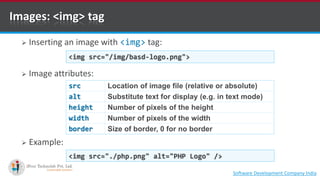 Basics of html for web development by software outsourcing company ...